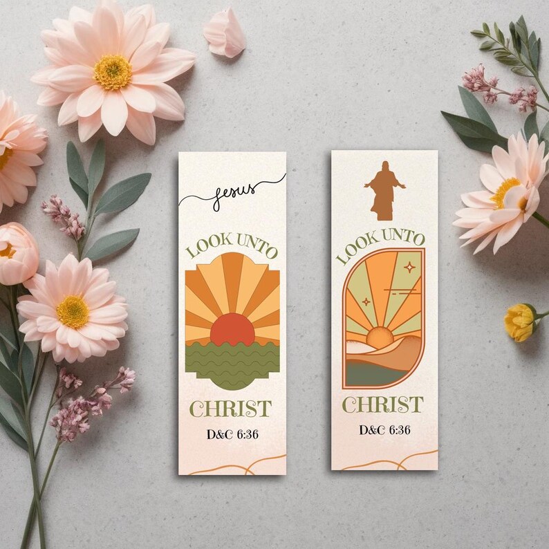 Look Unto Christ Bookmark – 2025 LDS Youth Theme (PDF) - Etsy