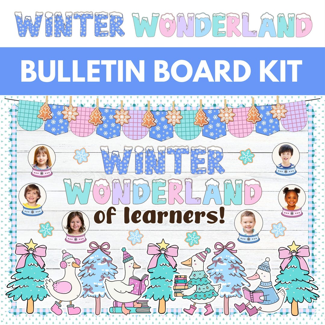 Winter Wonderland Bulletin Board, Silly Goose, January Bulletin Board ...