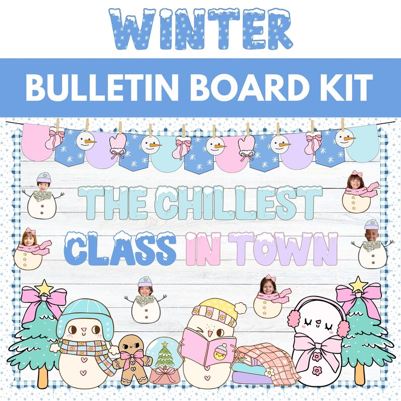 Winter Bulletin Board, Classroom Door Decor, Snowman Bulletin Board ...