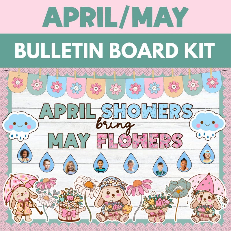 Bunny Bulletin Board - Etsy