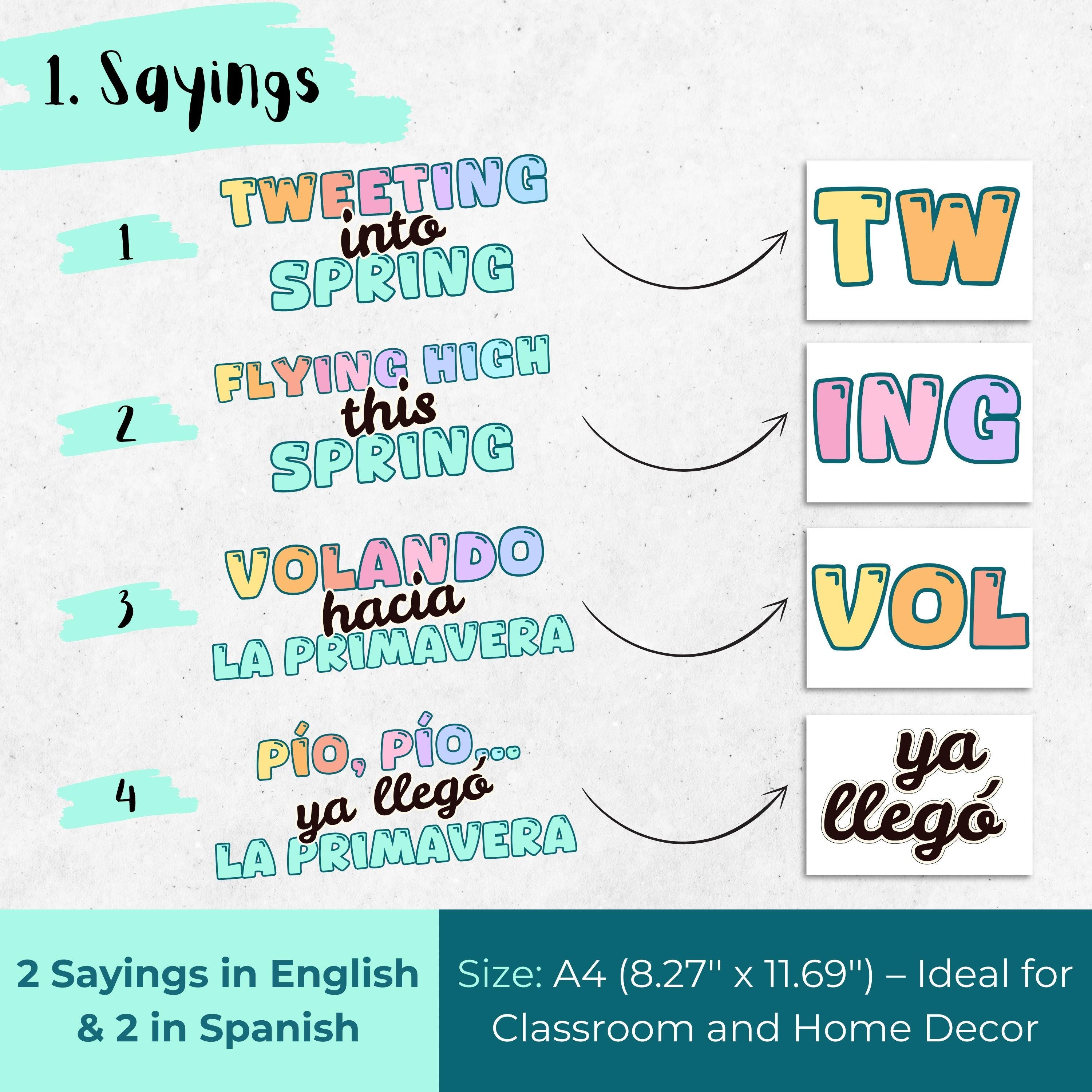 Spring Bulletin Board Kit, Groovy Retro April May Bulletin Board in ...