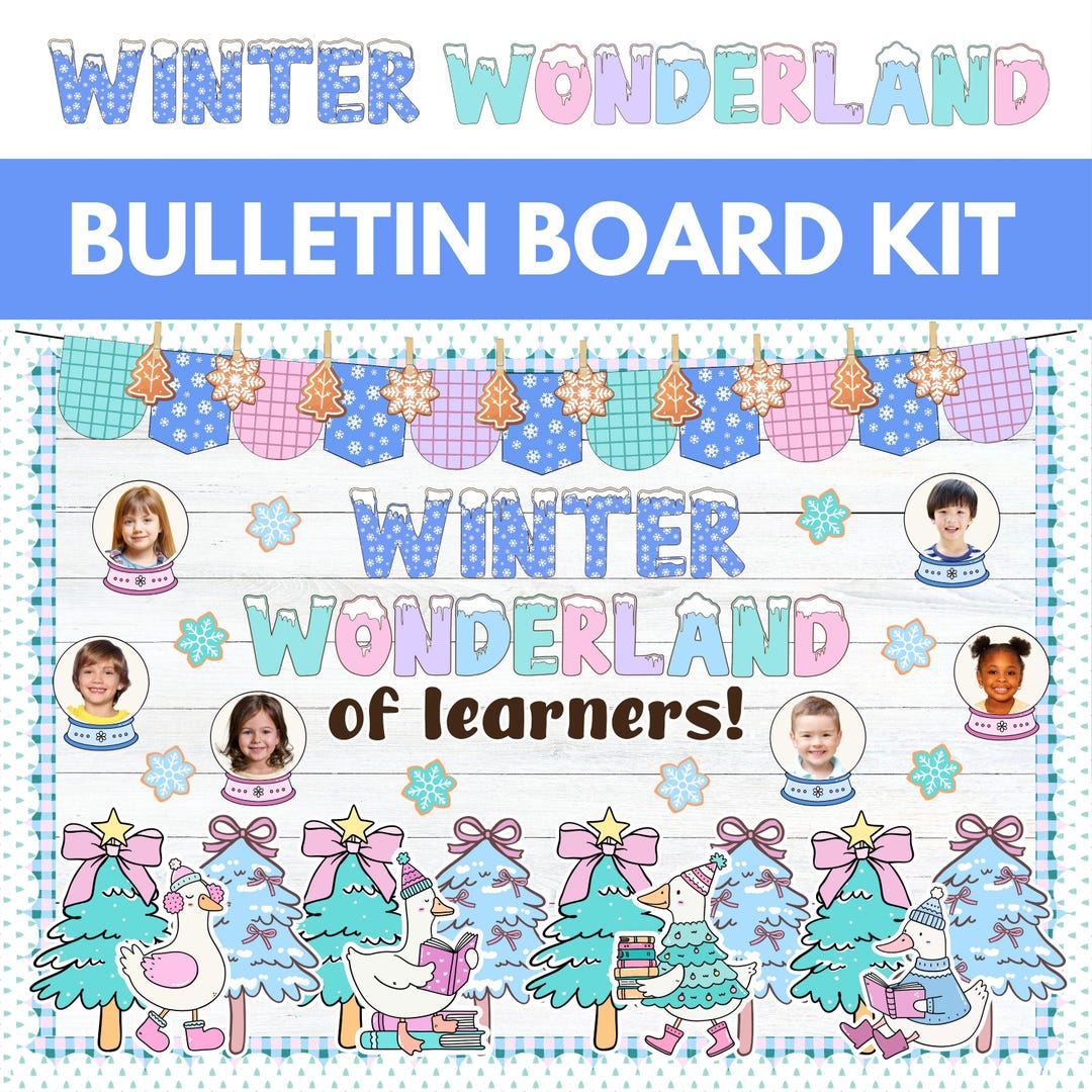 Winter Wonderland Bulletin Board, Silly Goose, December January ...