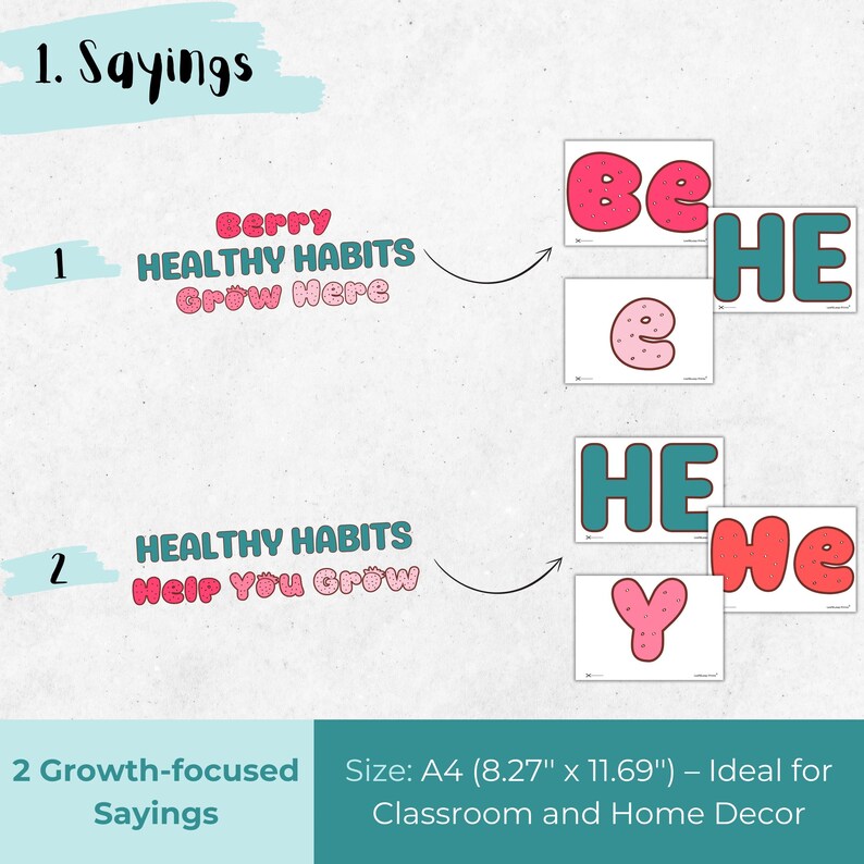 Health Bulletin Board Kit, School Nurse Office Bulletin Board, Healthy ...