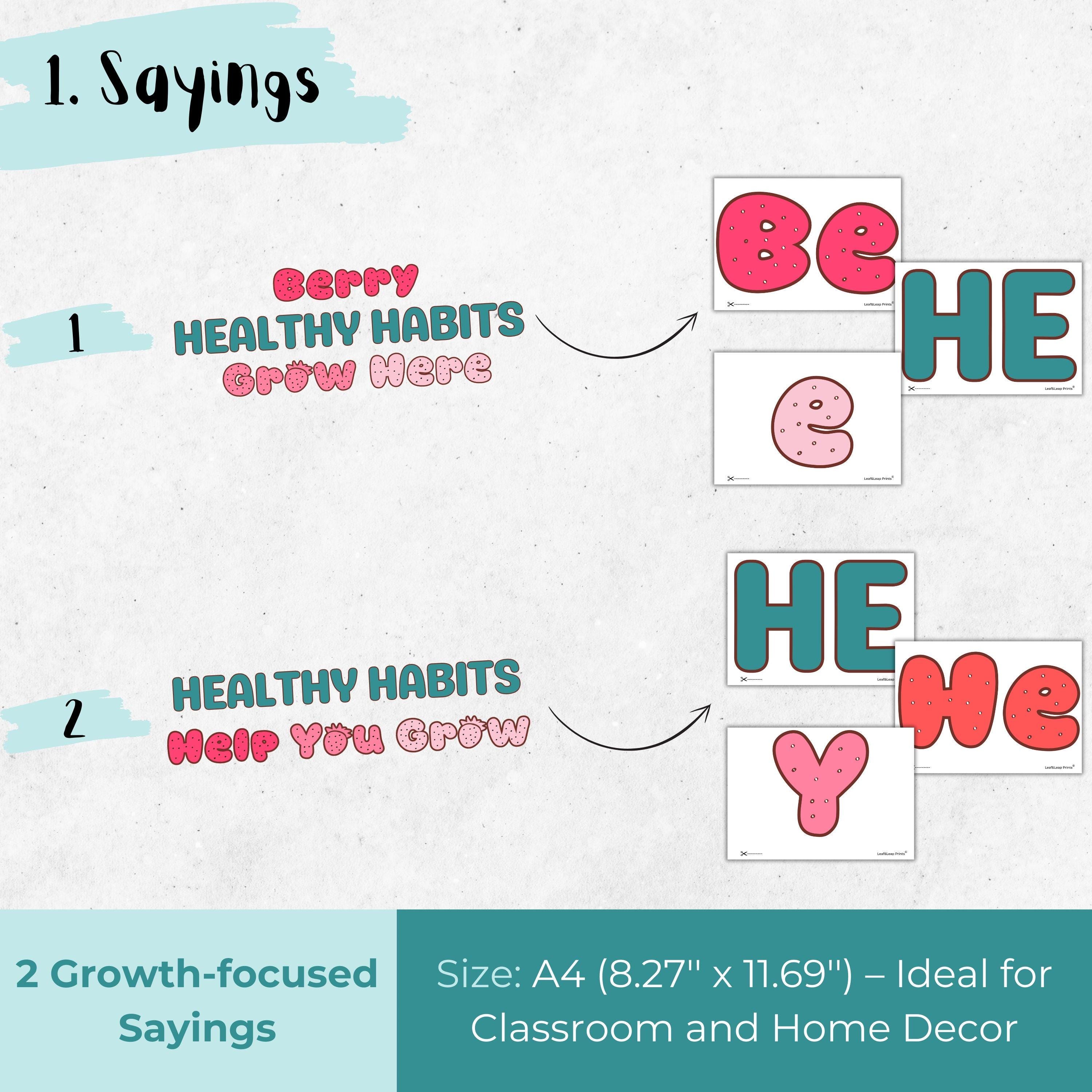 Health Bulletin Board Kit, School Nurse Office Bulletin Board, Healthy ...