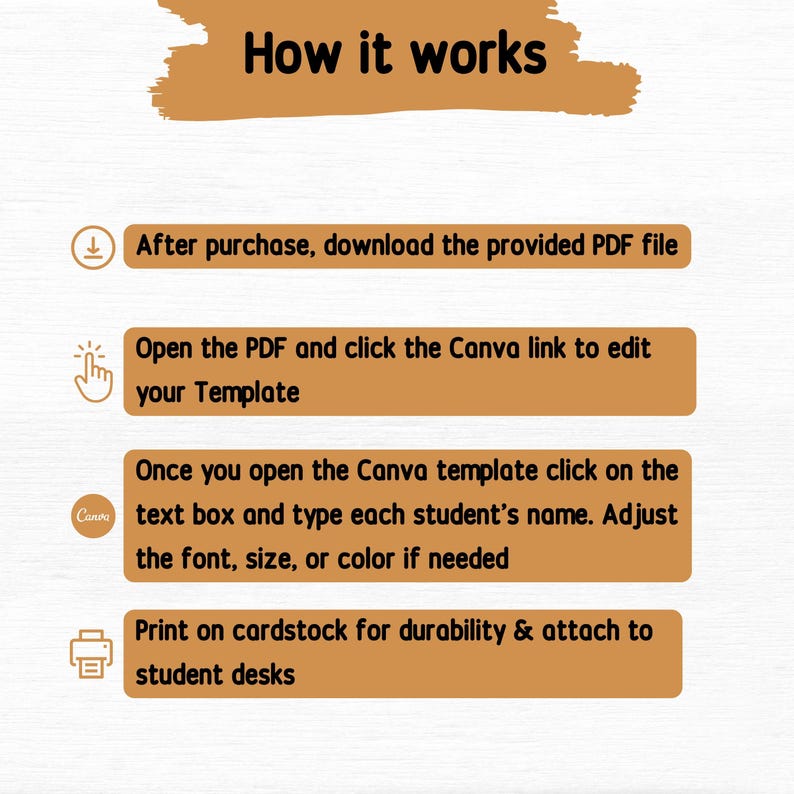 Woodland Classroom Name Tags Editable Student Desk Plates Animal ...