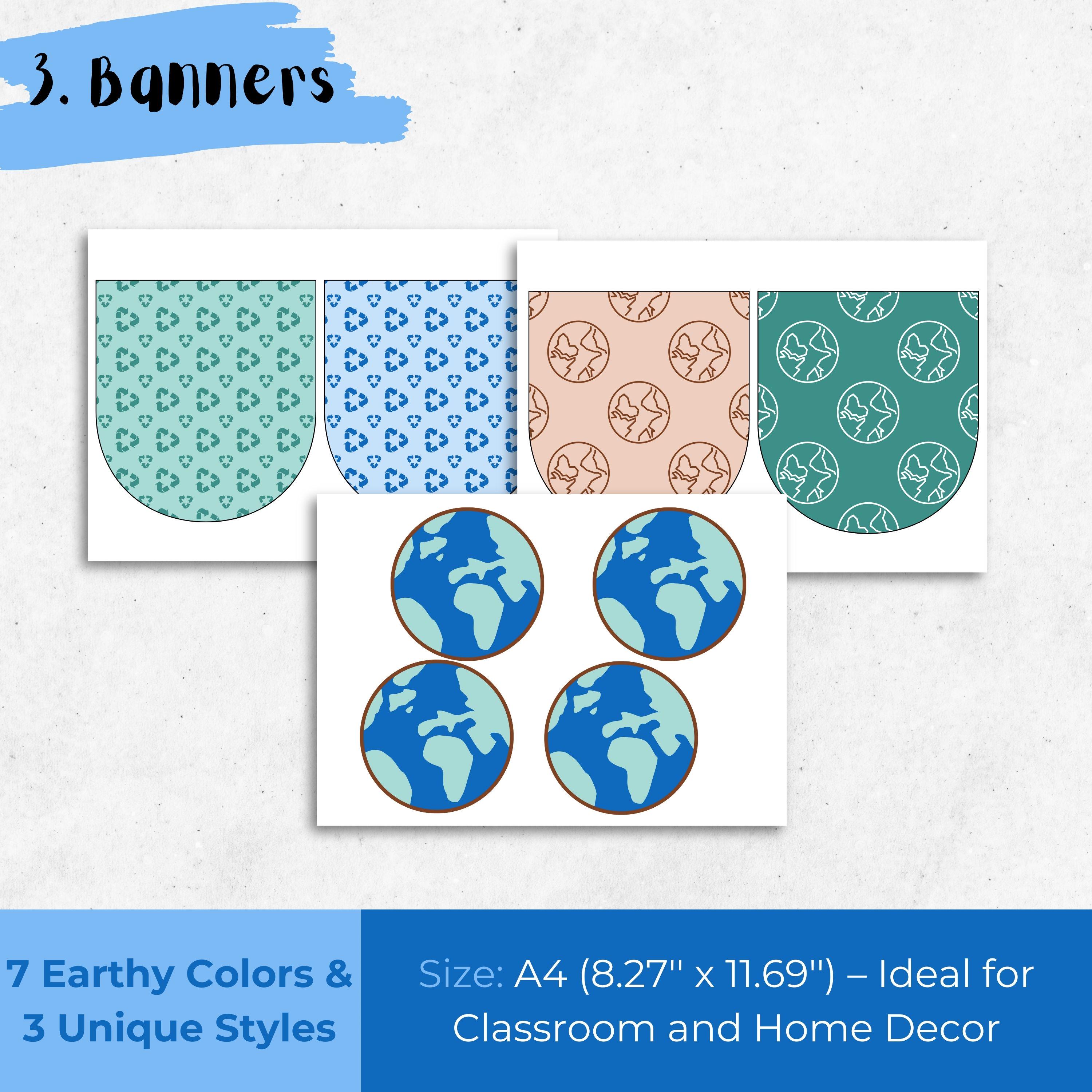 Earth Day Bulletin Board Kit, Spring Classroom Decor, Groovy April ...