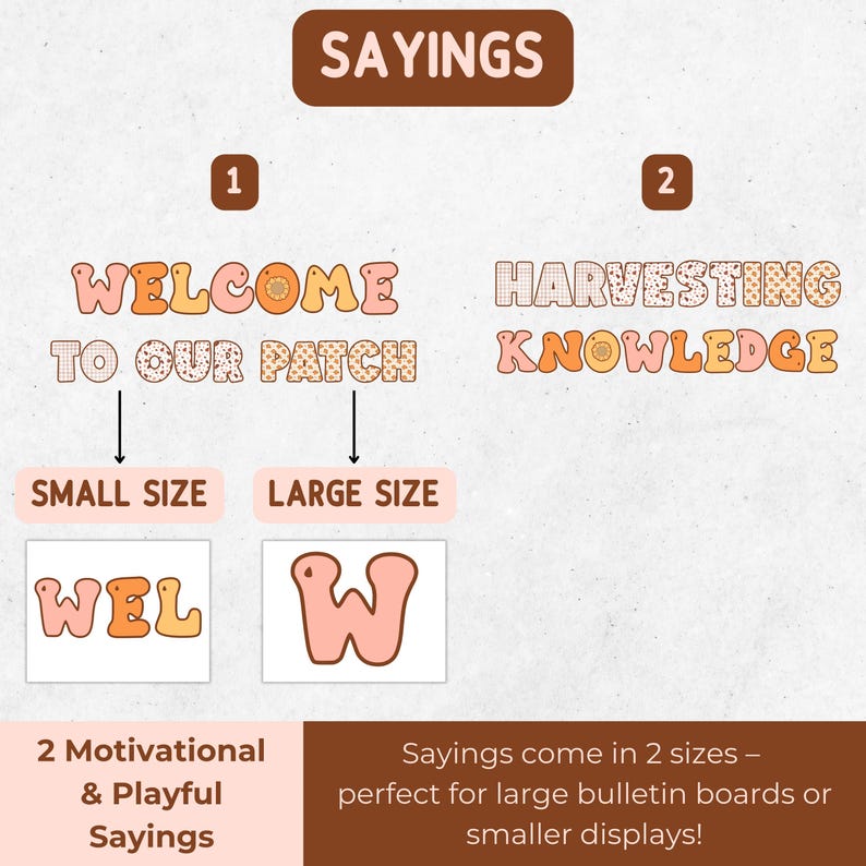 Fall Bulletin Board Kit, Groovy Classroom Decor, Pumpkin Patch ...