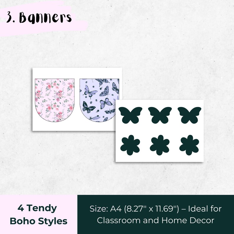 Back to School Bulletin Board, Wildflowers Classroom Decor, Butterfly ...