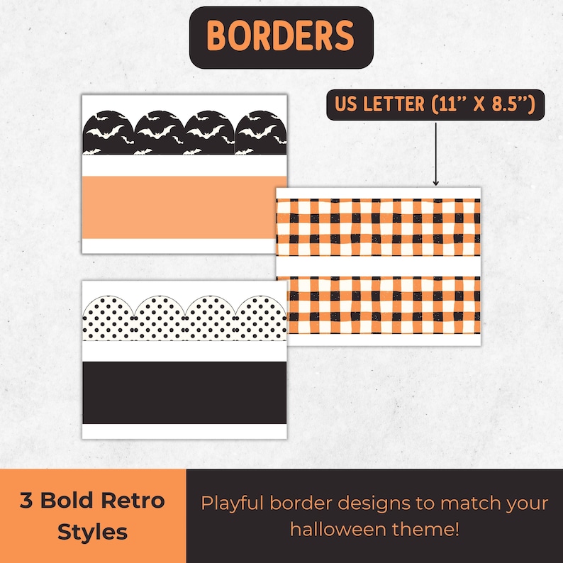 Halloween Bulletin Board Kit, October Bulletin Board, Editable ...