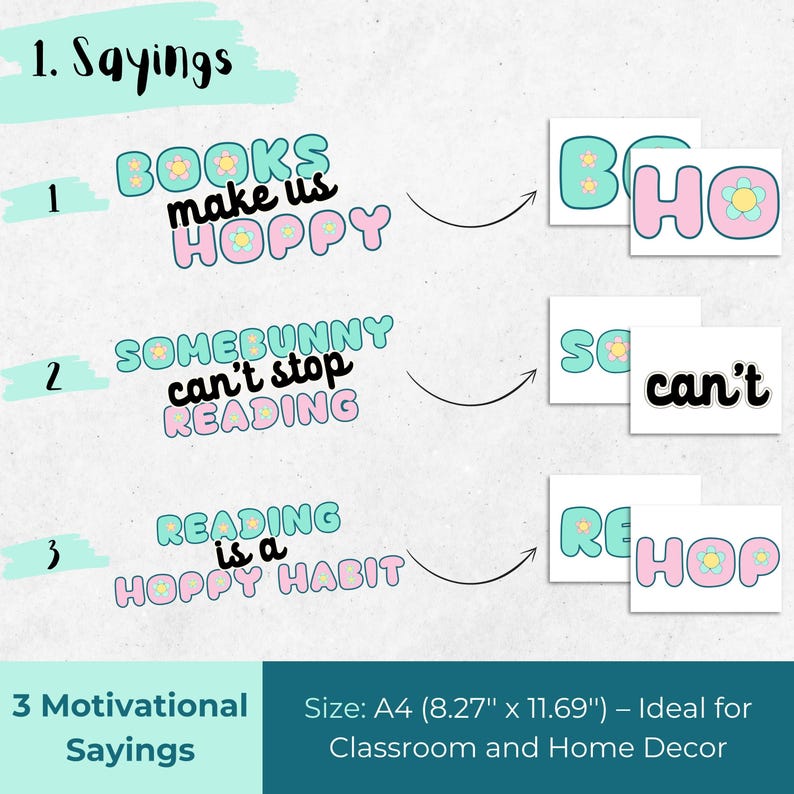 Reading Bulletin Board Kit, Groovy Spring Bulletin Board, Retro ...