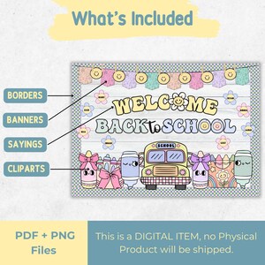 Welcome Back to School Bulletin Board First Day of School Bulletin ...