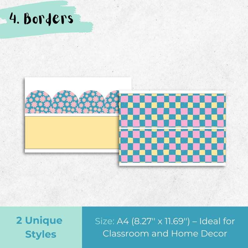 Welcome Back to School Bulletin Board Kit, Groovy Classroom Decorations ...