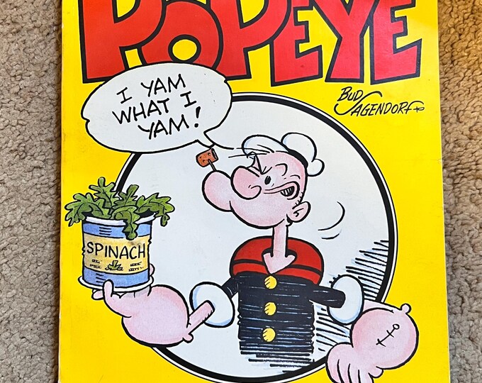 Popeye: the First Fifty 50 Years “I Yam What I Yam” by Bud Sagendorf Soft Cover - Etsy