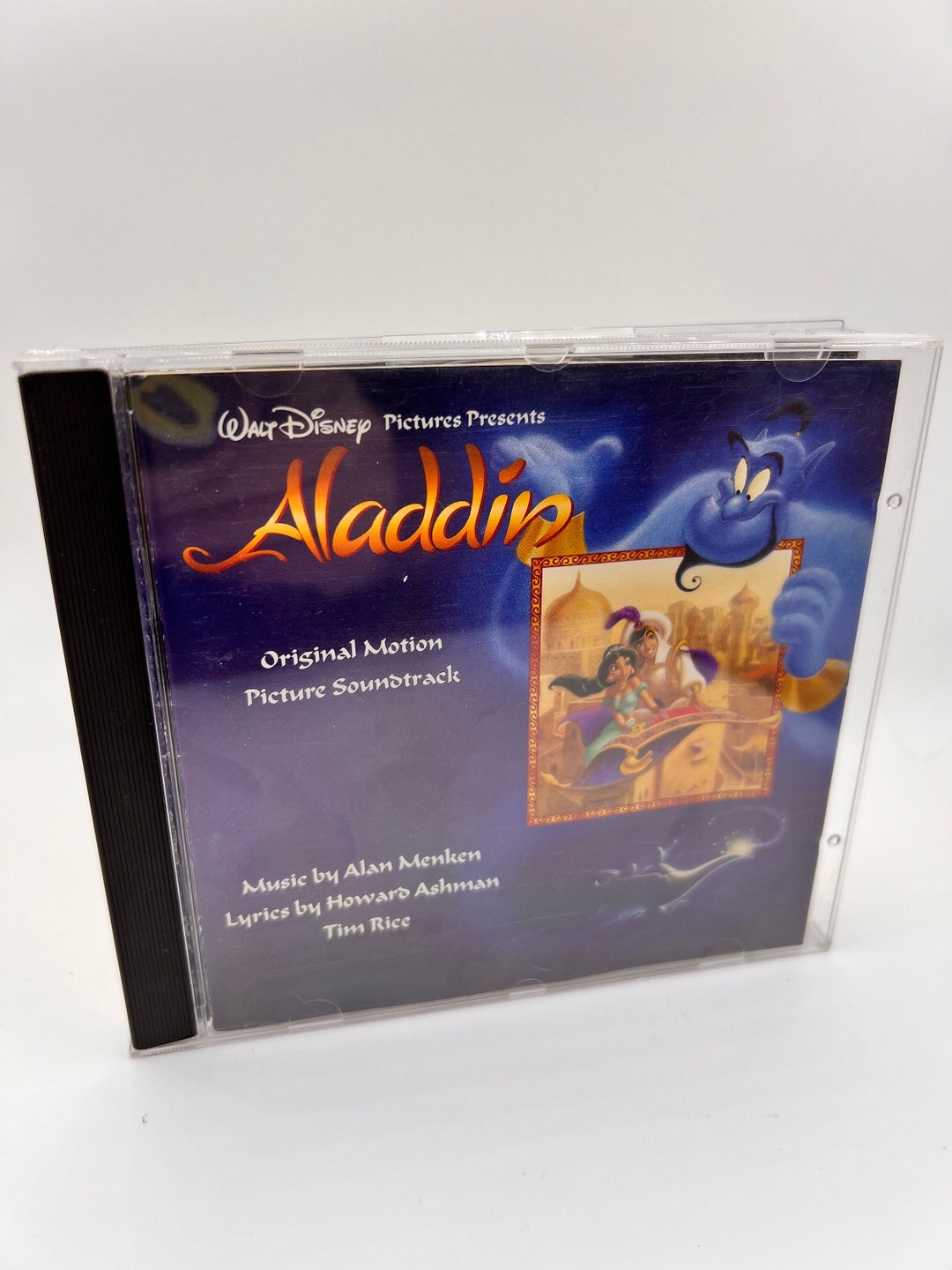 Disneys ALADDIN Soundtrack, CD, 1992, Robin Williams, Musical, Animated ...