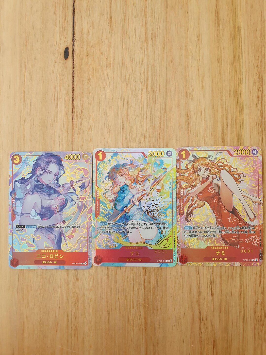 Chinese 1st Anniversary Nami Blue Red Robin Alt Art Exclusive One Piece ...