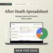 After Death Spreadsheet Helping Families and Executors Deal With Estate ...