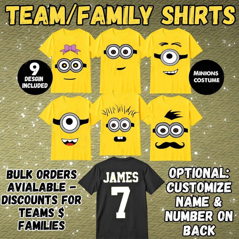 Minion Group Costume - Etsy