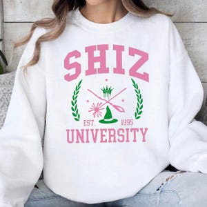 Shiz University Svg PNG, Back and Front Wizard Shiz University Shirt ...