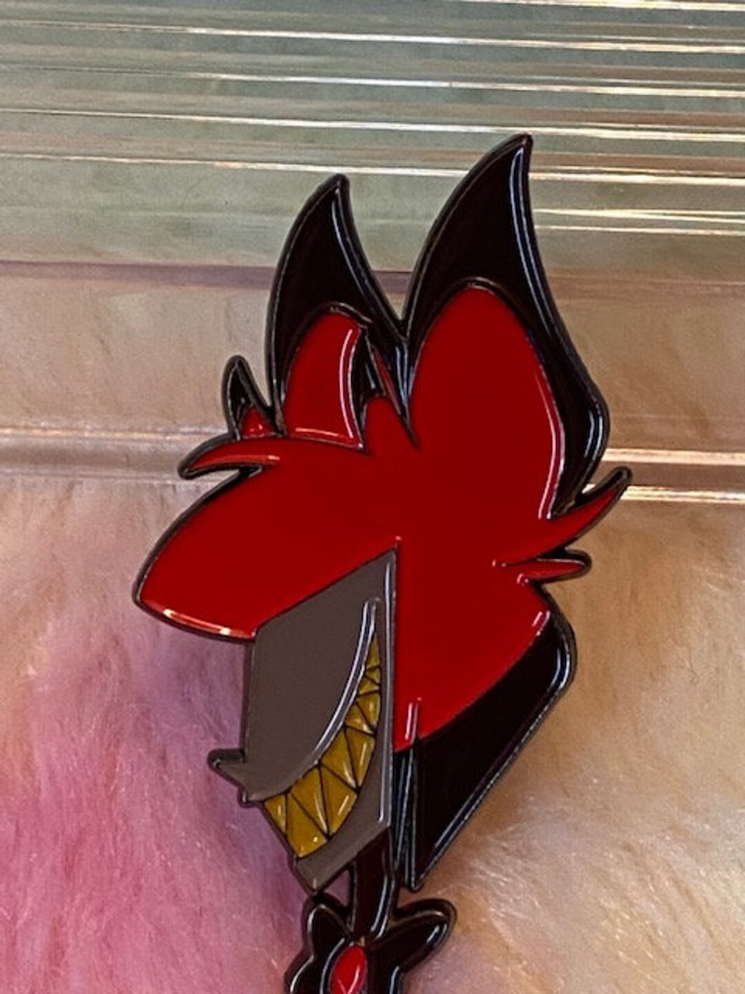 Alastor Silhouette Enamel Pin - Etsy
