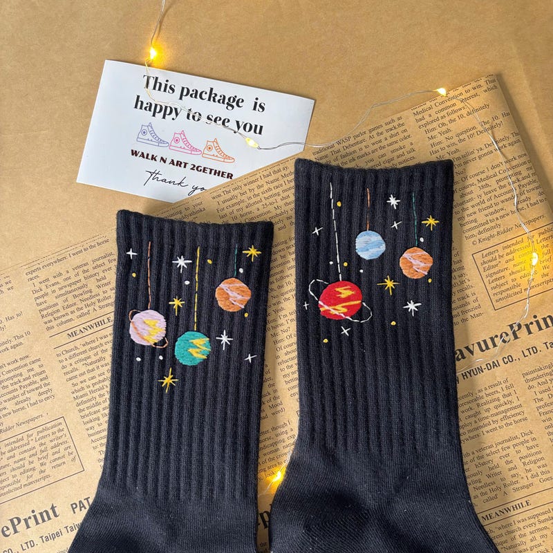 Galaxy Socks - Etsy