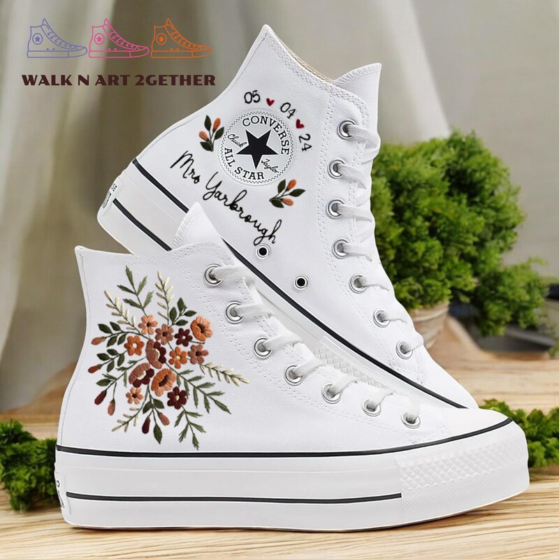 Bridal Converse - Etsy