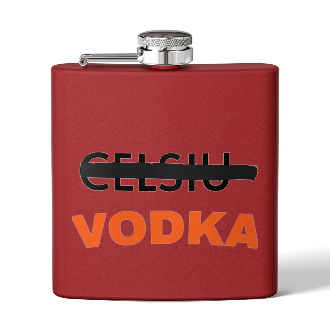 Fun Vodka Flask, 6oz Stainless Steel Flask, Fun Gift for Friends, Party ...