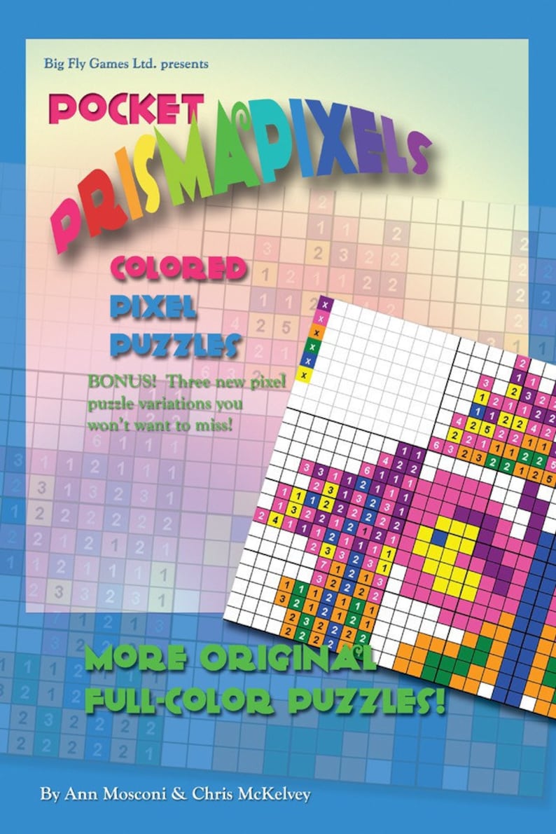 Pocket Prismapixels, Colored Pixel Puzzles - Book With Over 50 Original ...