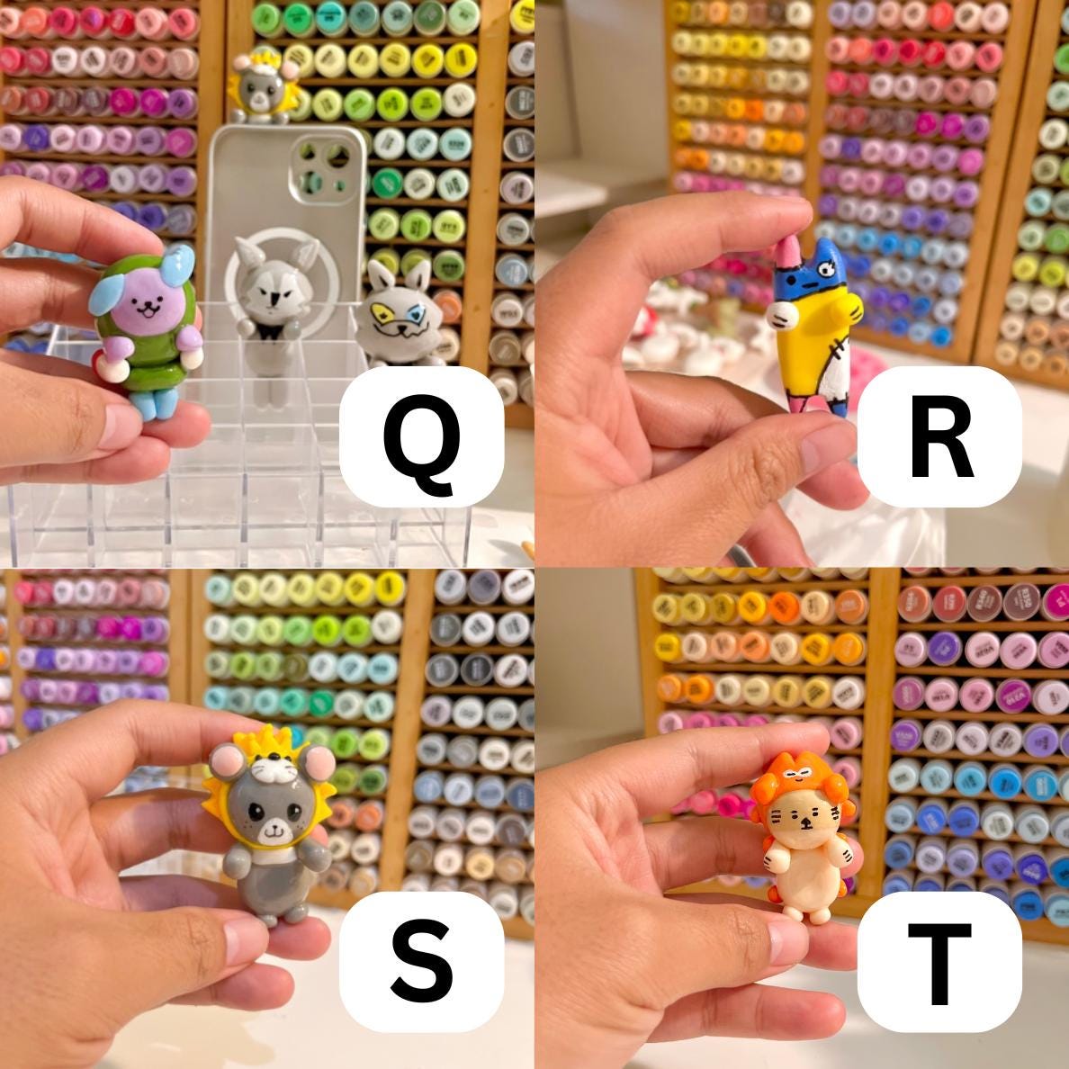 Clay Phone Hipper Handmade | Cute Accessory Phone Charm - Custom ...
