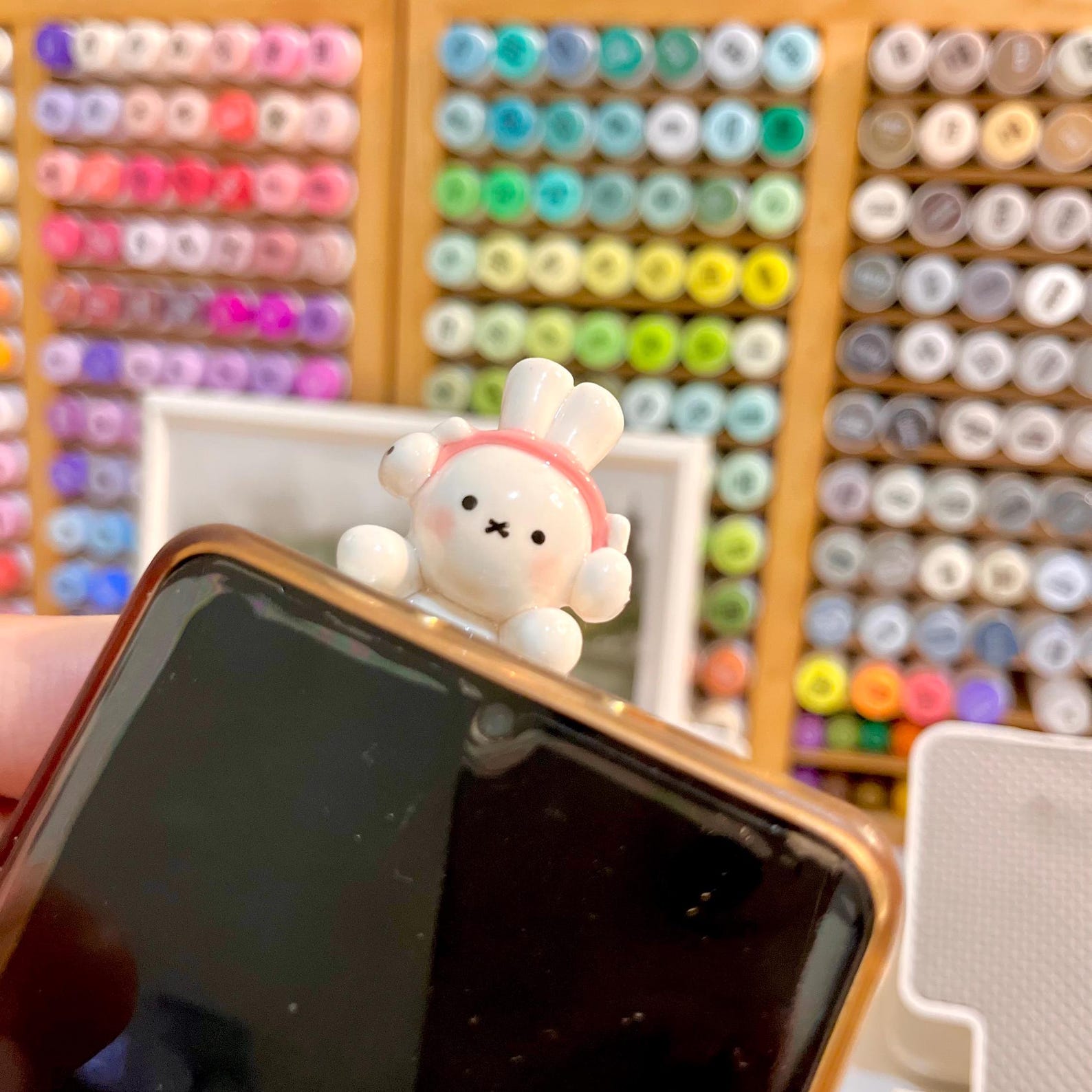 Custom Hippers Phone Charm Miffy - Cute Clay Hippers Handmade - Etsy