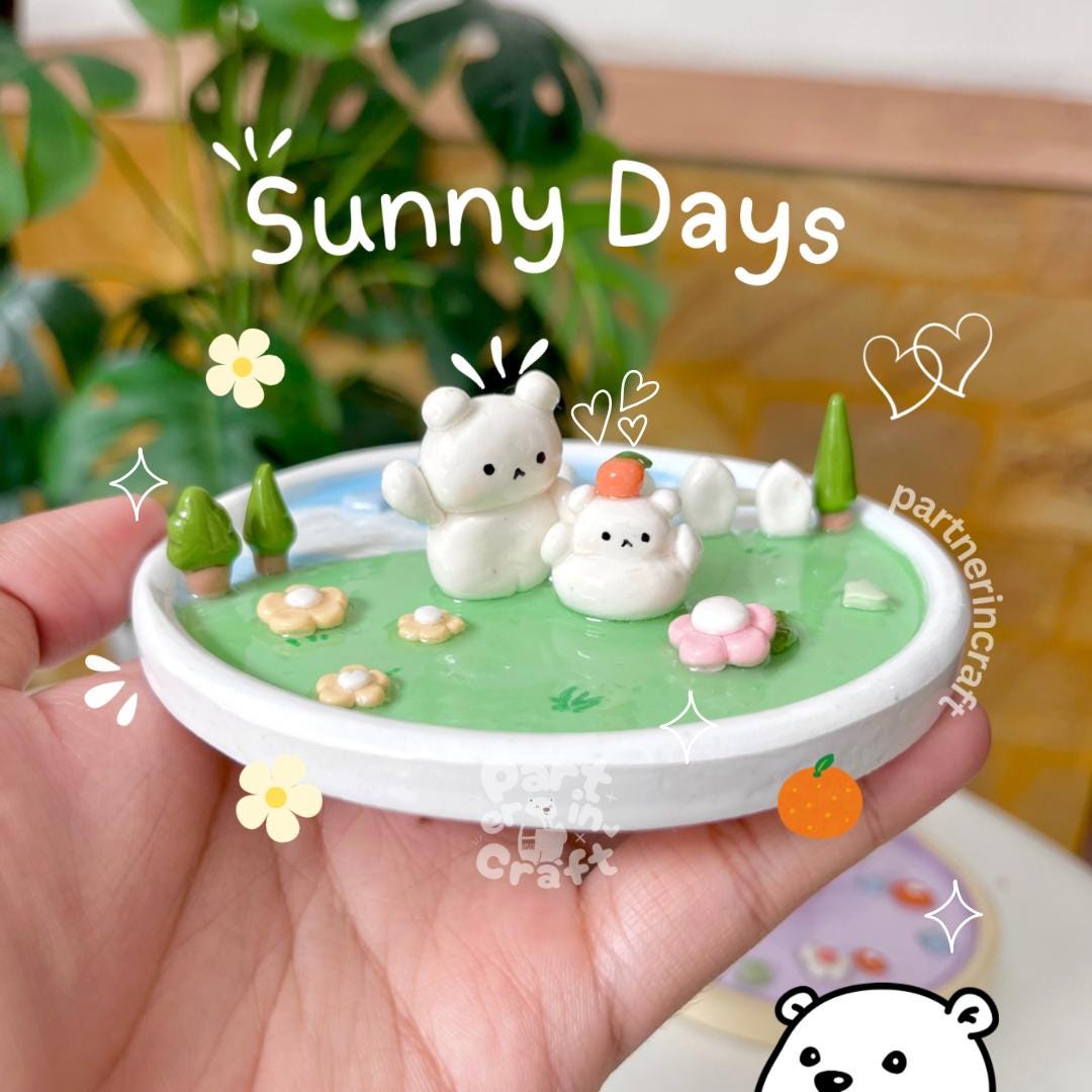 Cute Trinkets Dish | Handmade Trinket Dishes | Clay Jewelry Tray | Ring ...