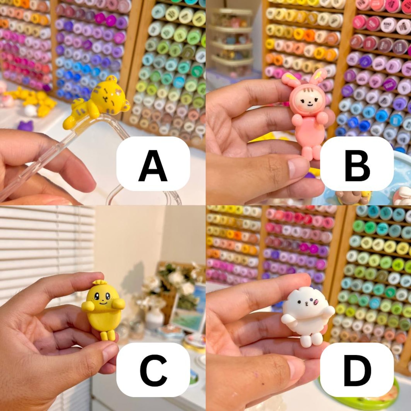 Miniteen Hipper - Clay Phone Hippers - Cute Phone Charm - Cute ...