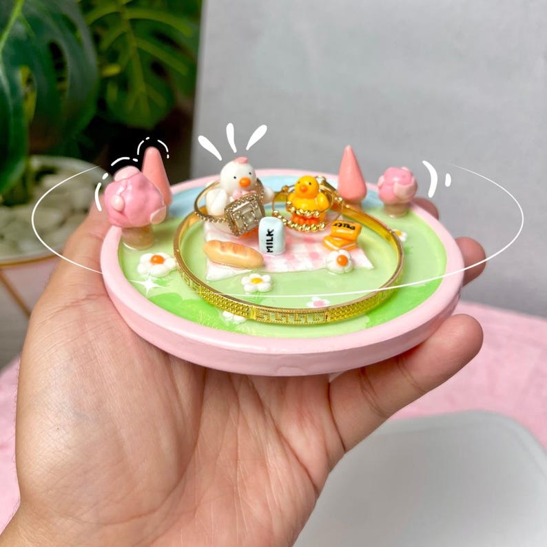 Handmade Trinket Dishes | Kawai Dishes Miniature | Cute Kawai ...
