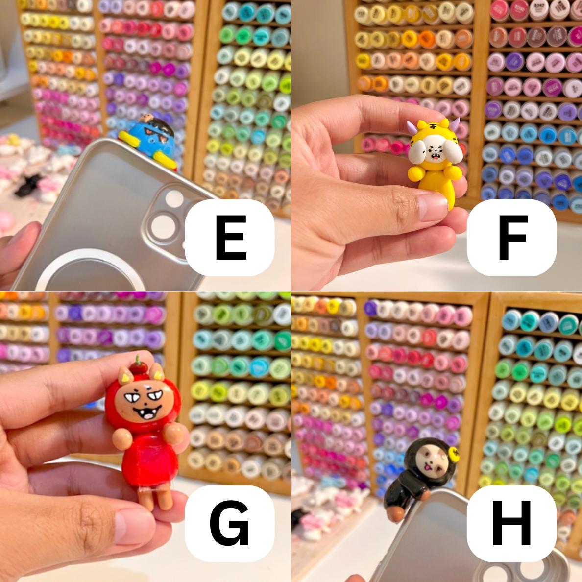 Clay Phone Hipper Handmade | Cute Accessory Phone Charm - Custom ...