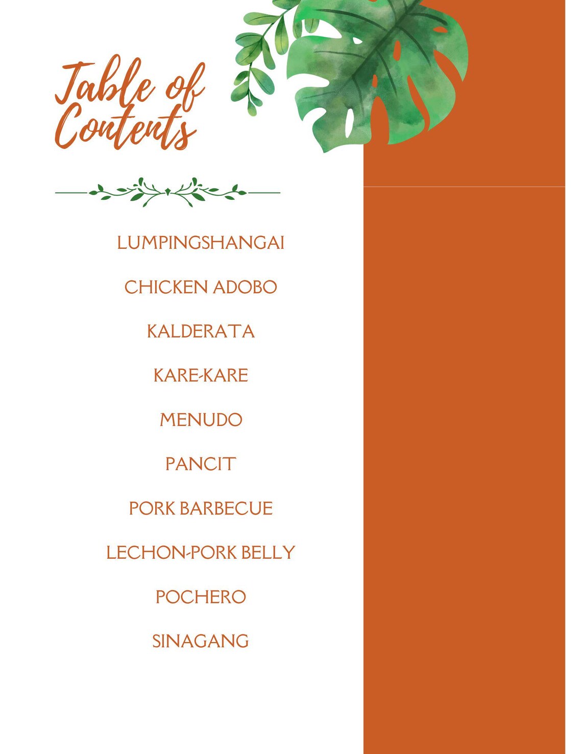 Filipino Cookbook: Authentic Recipes & Sweet Treats (printable PDF - Etsy