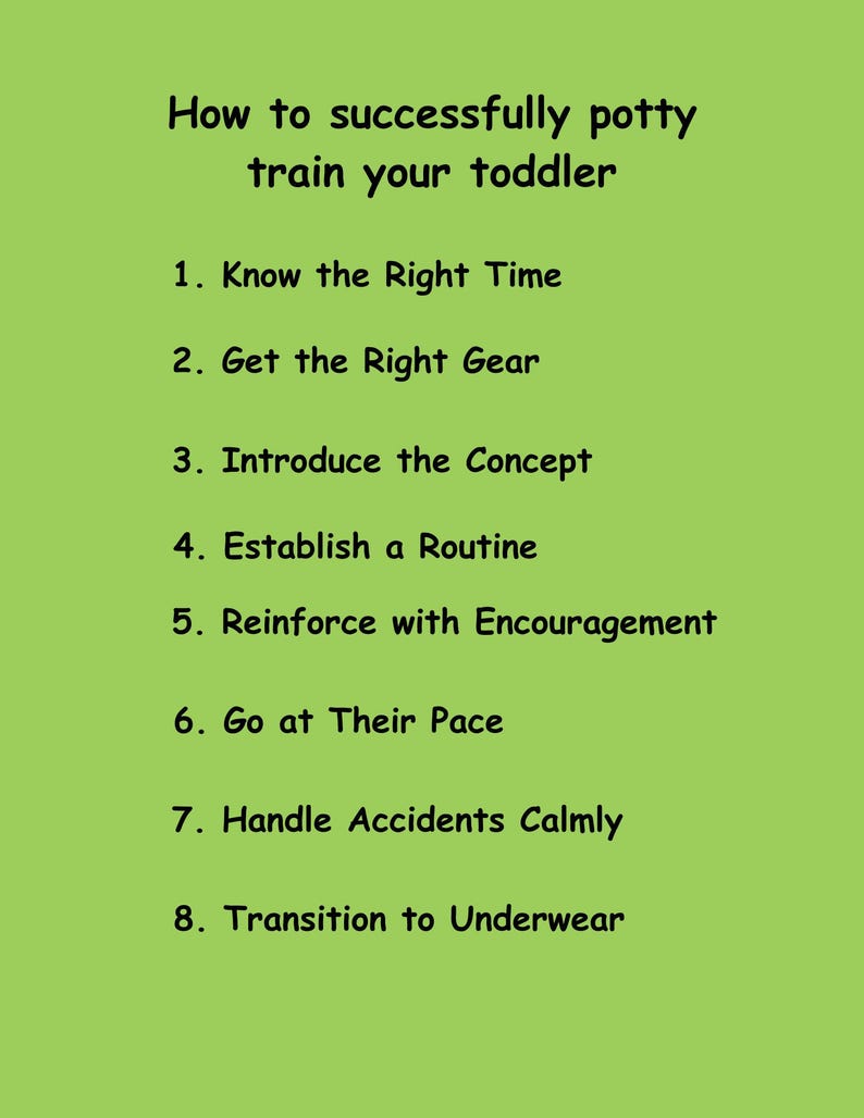 Toddler Potty Training Book: Fun First Potty Story for Ages 1-3 - Etsy
