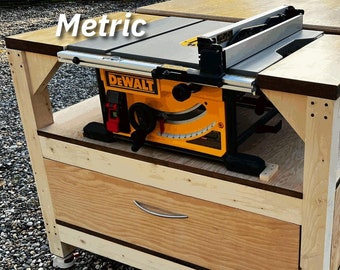 The Perfect Outfeed Table in Metric (centimeters) - Etsy