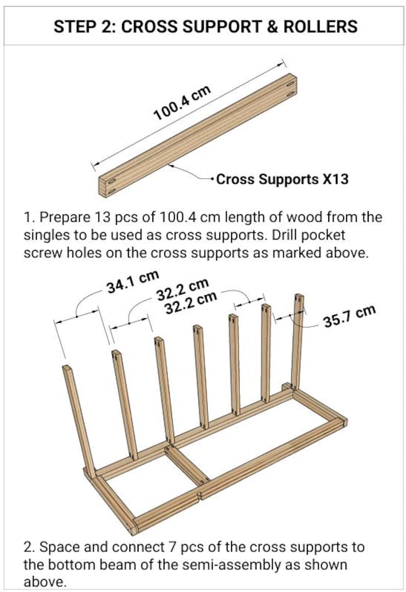 The Perfect Outfeed Table in Metric (centimeters) - Etsy