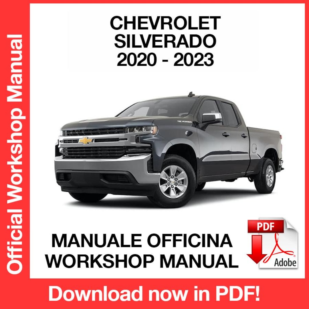 Chevrolet Silverado 2020-2023 Factory Service Repair Manual, Workshop ...