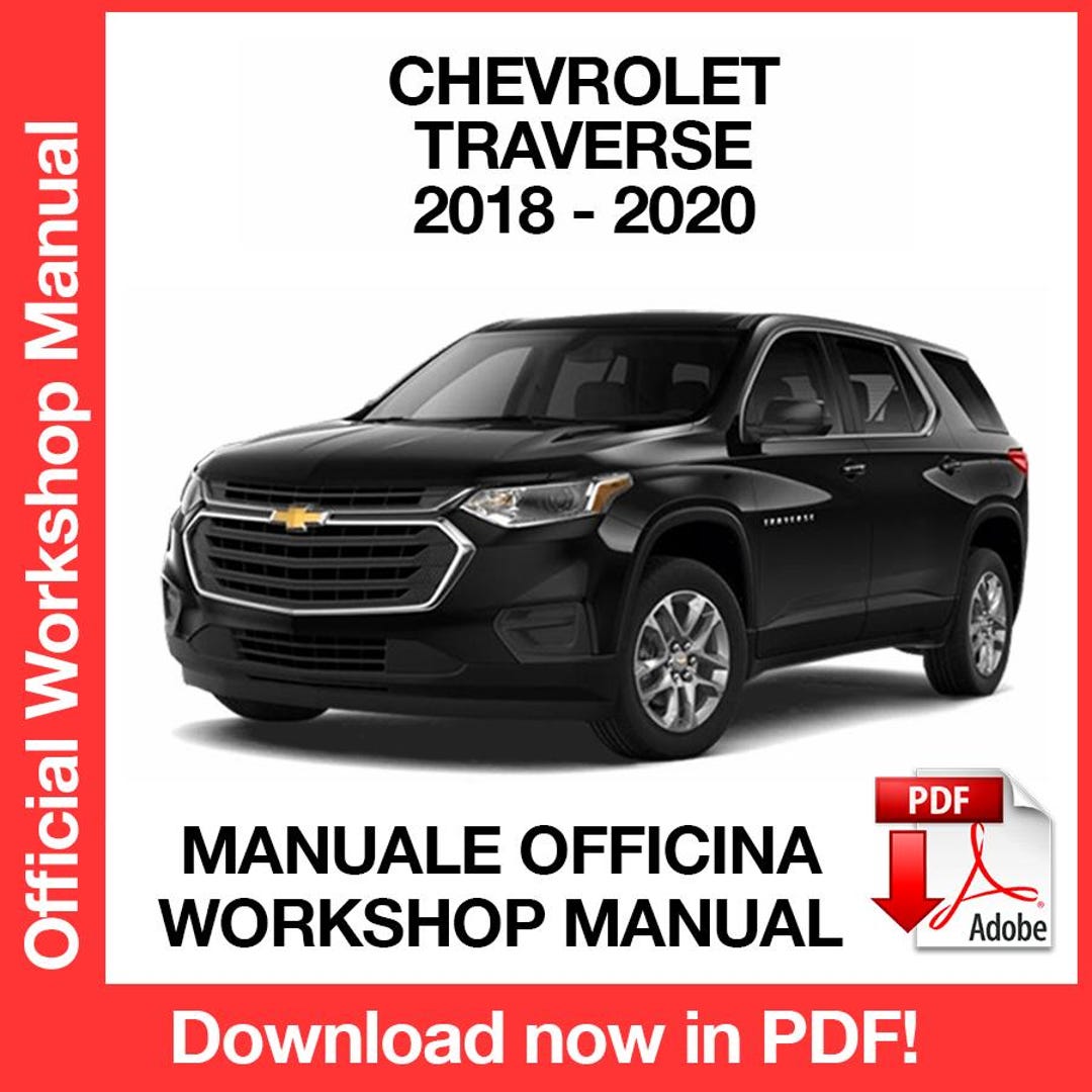 Chevrolet Traverse 2018-2020 Factory Service Repair Manual, Workshop ...