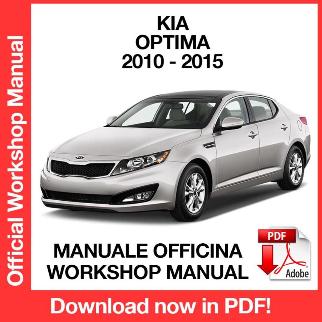Kia Optima 2016-2018 Factory Service Repair Manual, Workshop Service ...