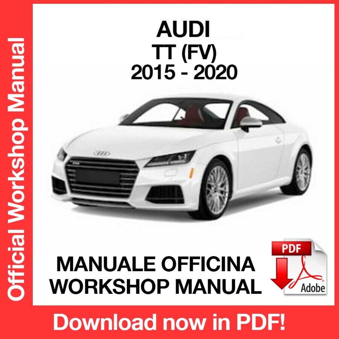 Audi TT Fv 2015-2020 Factory Service Repair Manual, Workshop Service ...