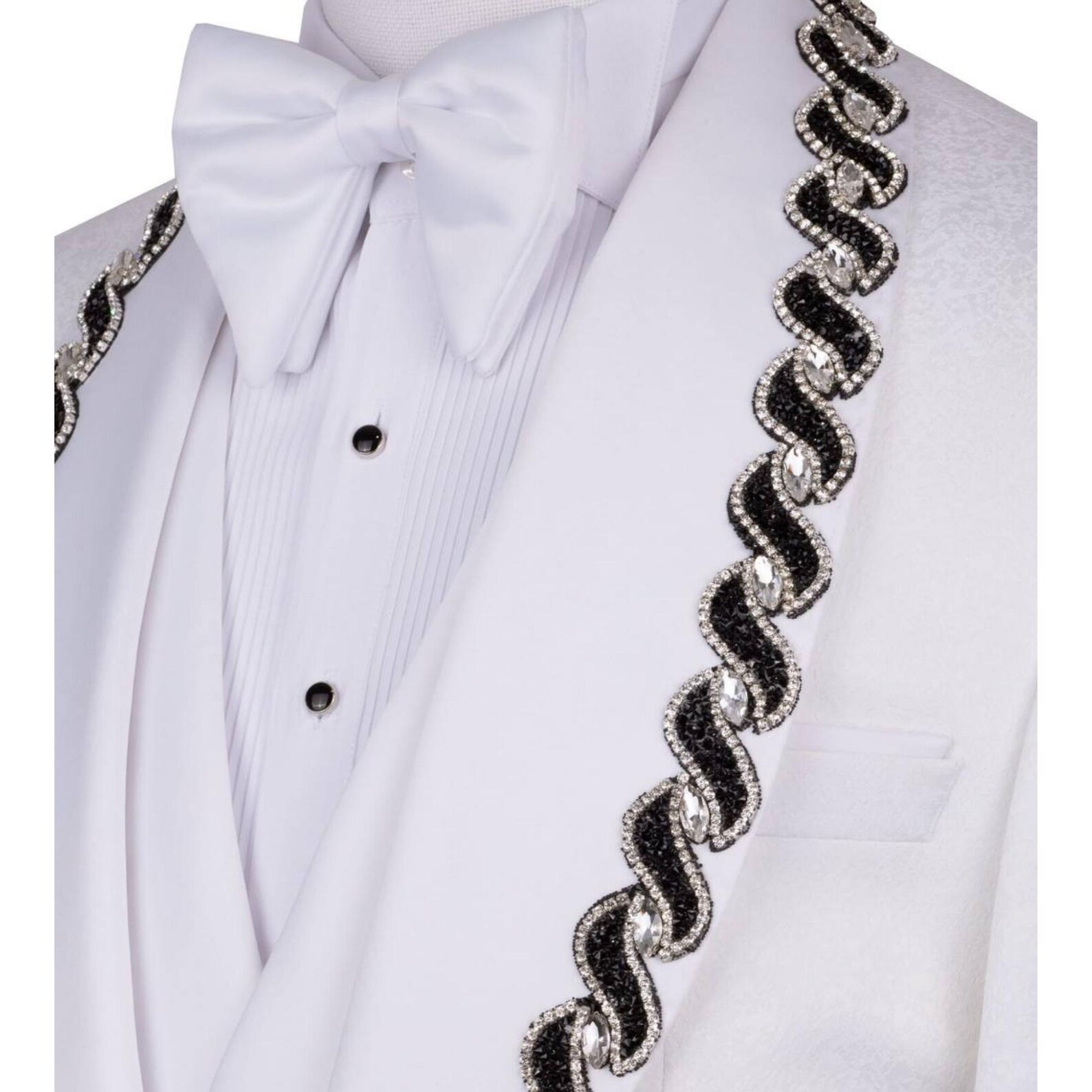Custom 3 Piece Men’s Tuxedo Stone Embroidered Suits, Wedding Men’s ...
