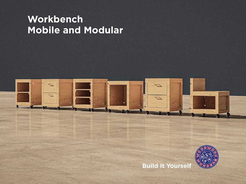 Miter Saw Station Workbench Plans / Modular Workstation Build Plans - Etsy