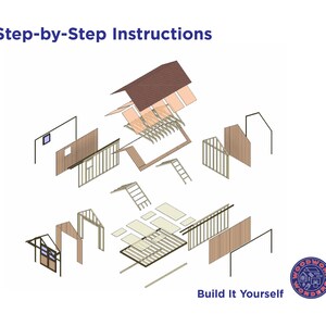 16x10' Storage Shed Plans - DIY Build Plans | Building Blueprint - Etsy