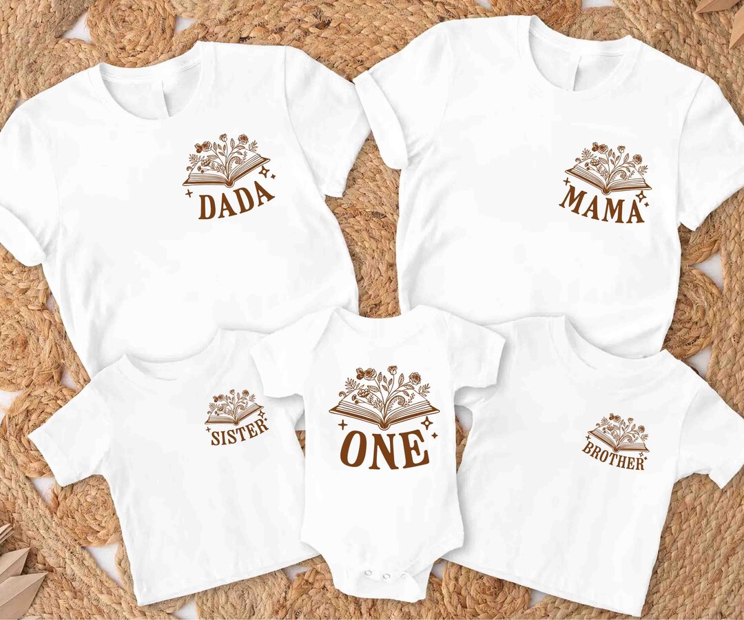 First Chapter First Birthday Shirt Book Theme 1st Birthday Shirt Mama ...