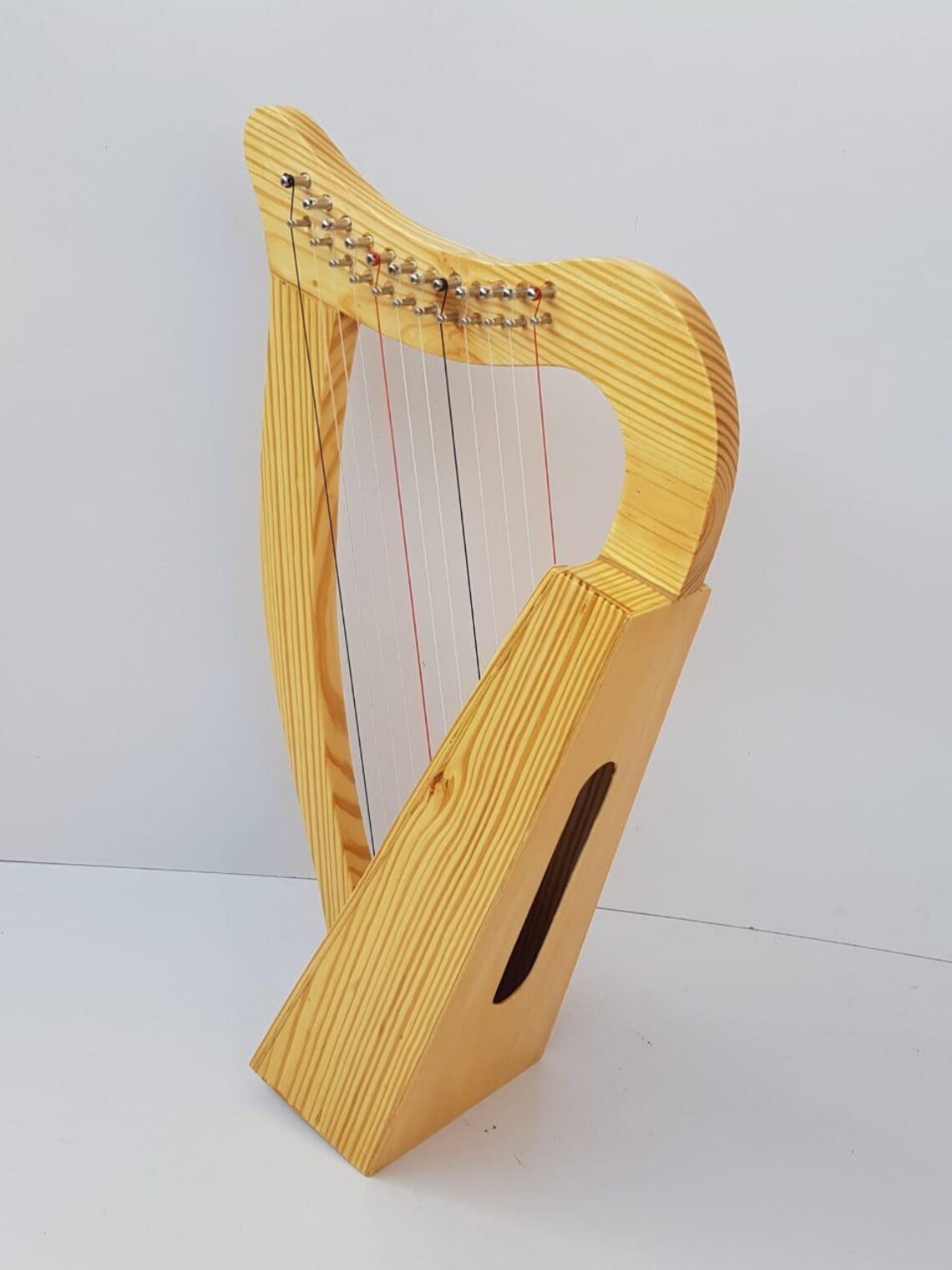 15 String Baby Harp Mini Harp, Irish Harp, Folk Harp, Student Harp ...