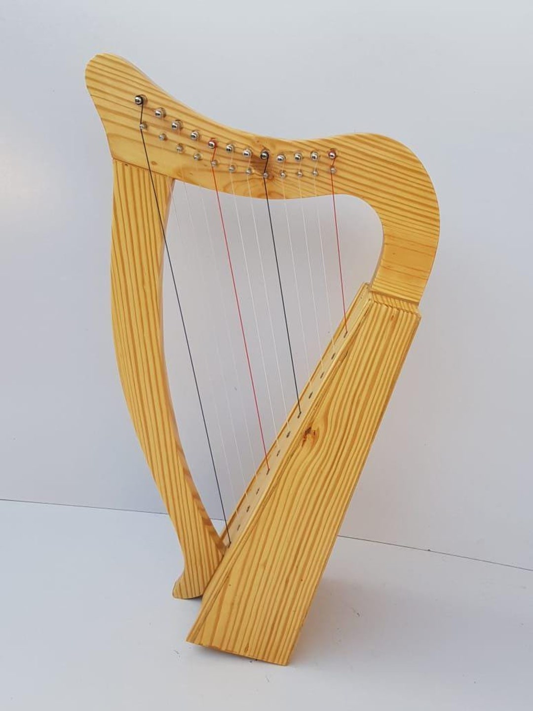 15 String Baby Harp Mini Harp, Irish Harp, Folk Harp, Student Harp ...