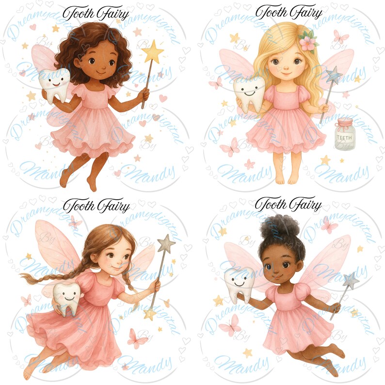 20 Tooth Fairy Clipart ,lost Tooth, First Tooth, Girls Tooth Fairy ...