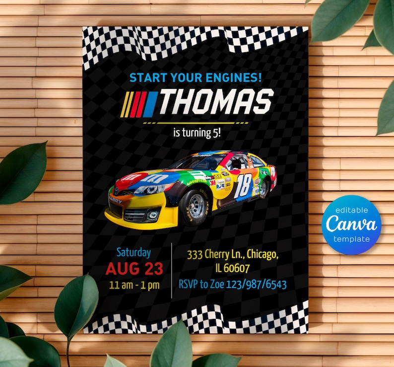 Nascar Party, Shake N Bake Birthday, Ricky Bobby, Boy Racing Invitation ...