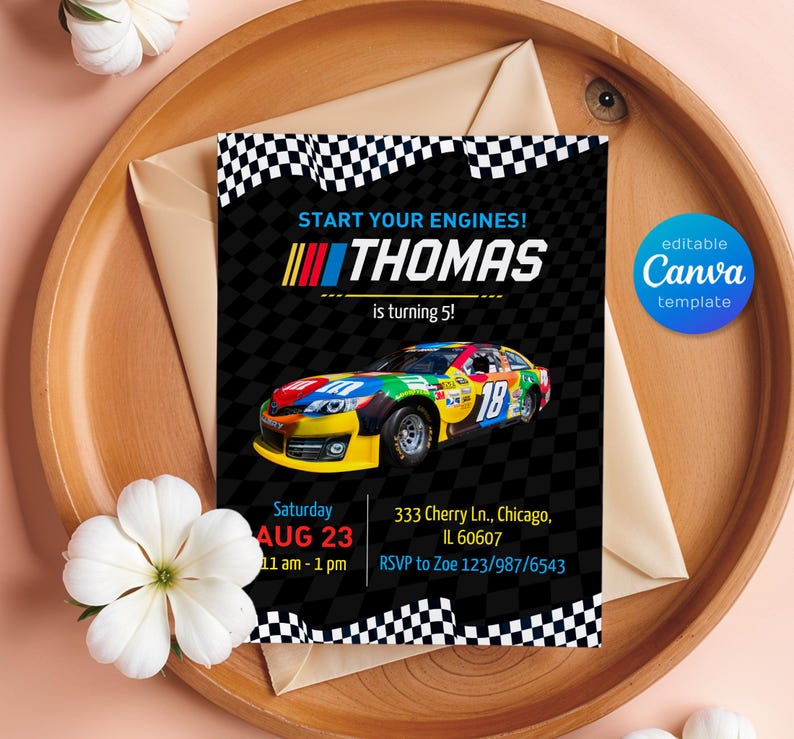 Nascar Party, Shake N Bake Birthday, Ricky Bobby, Boy Racing Invitation ...